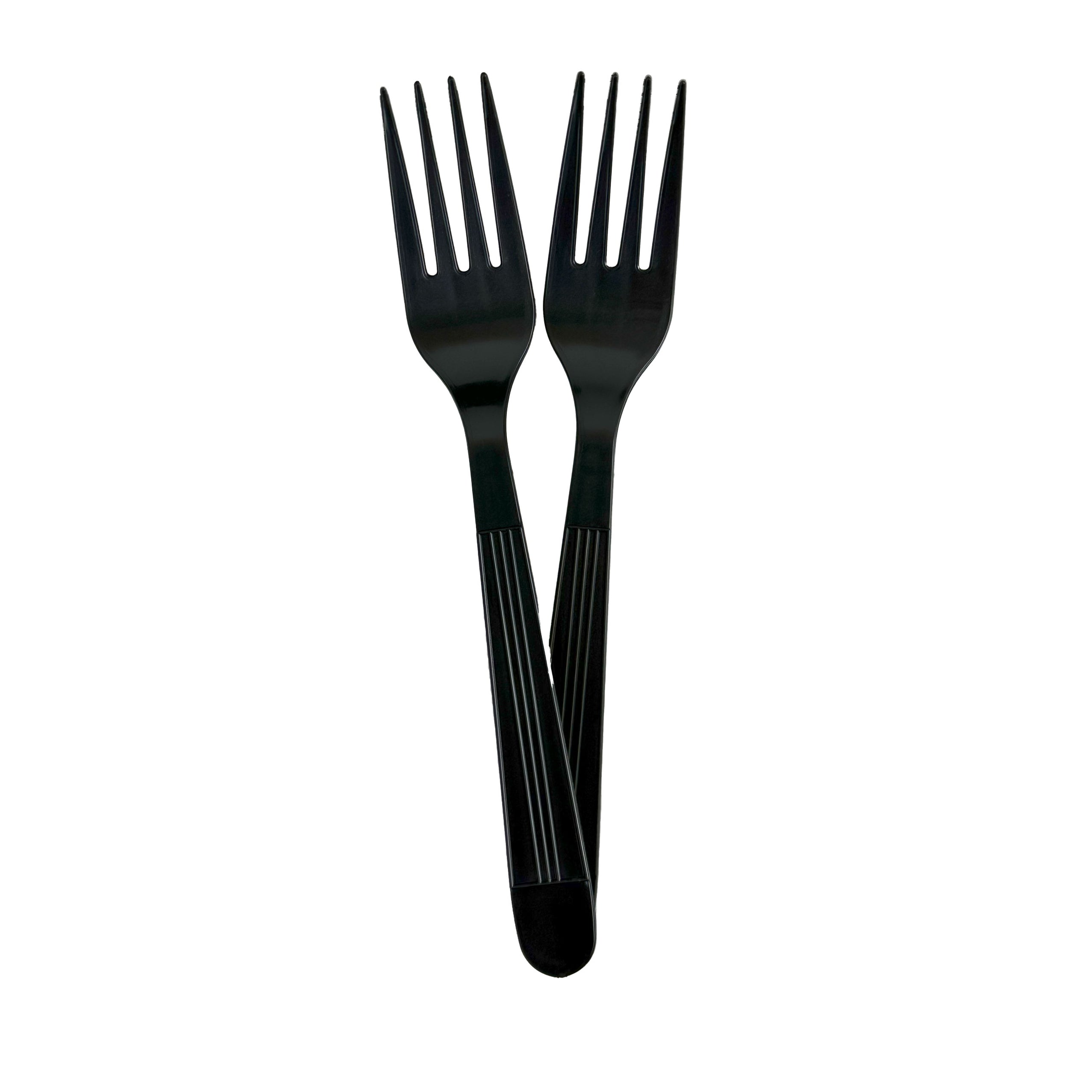 DHG Professional Heavy Weight Forks - Black - Individually Wrapped Cas ...