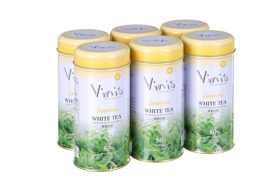 Vinis Premium Jasmine White Tea 50 tea bags — thatpaperstore